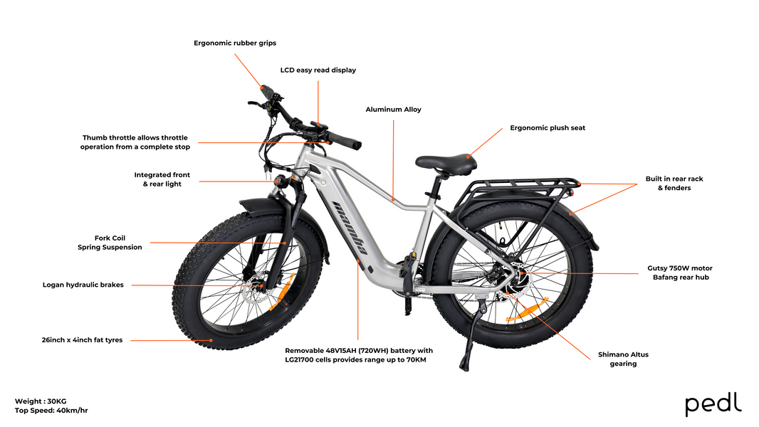Mamba E-Bike – Mamba E-Bikes & E-Scooters